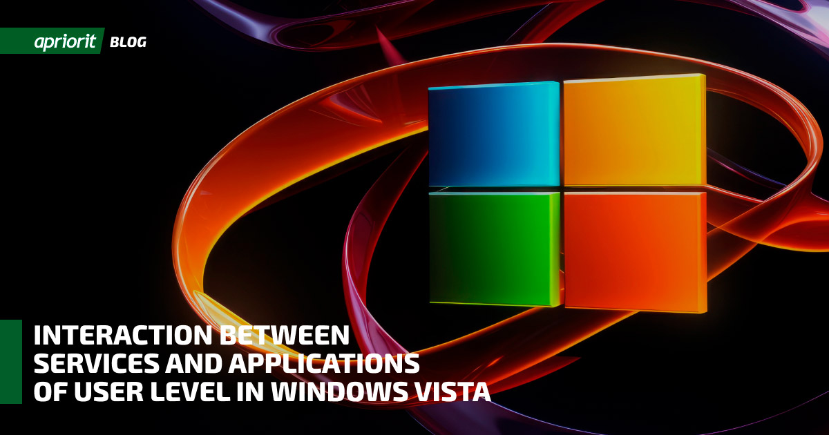 Interaction between services and applications of user level in Windows ...
