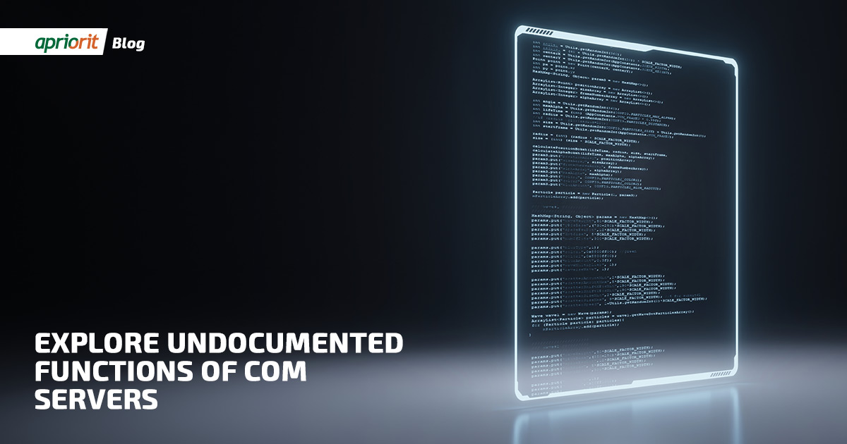 3 Ways to Get a COM Server Process ID | Apriorit