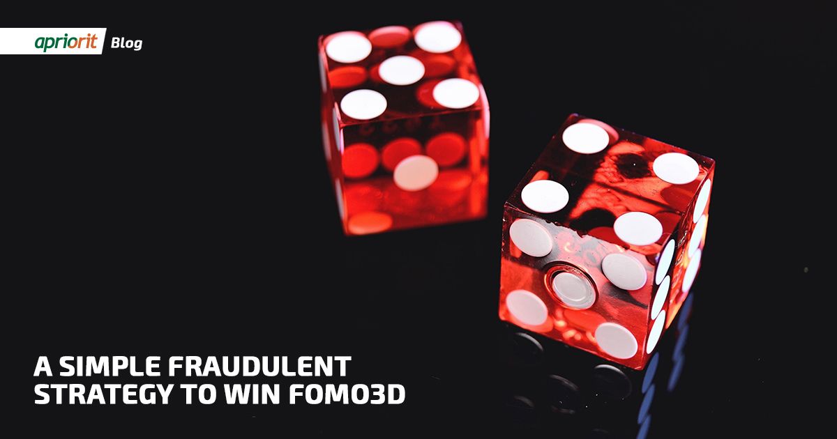 Fomo3D Round Conclusion Vulnerability | Apriorit