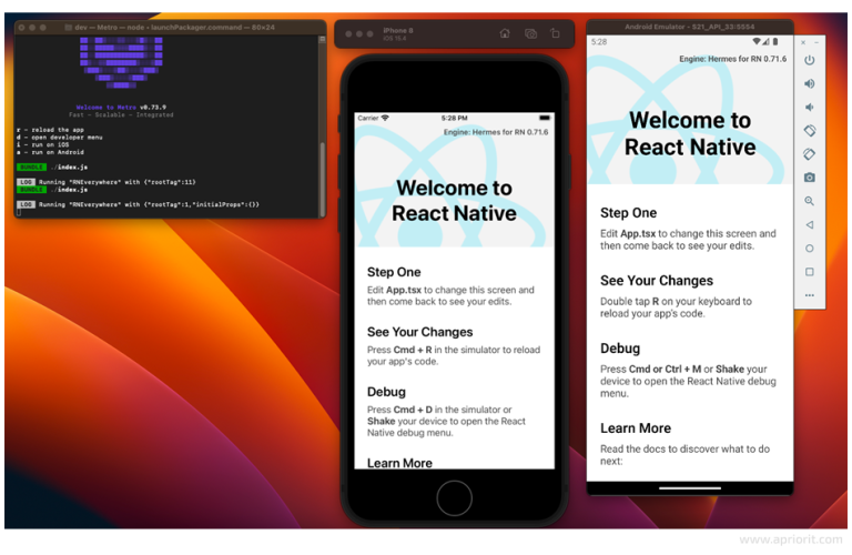 Building Cross-Platform Apps With React Native: How to Run an App on ...